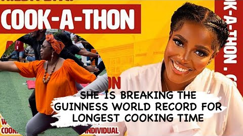 See the Nigerian Woman breaking the Guinness World Record