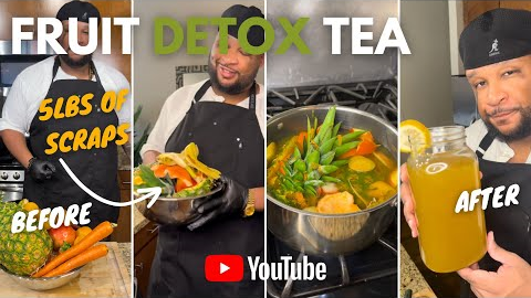 DIY Nutrient-Rich Tea Using Fruit Scraps (DETOX Tea)