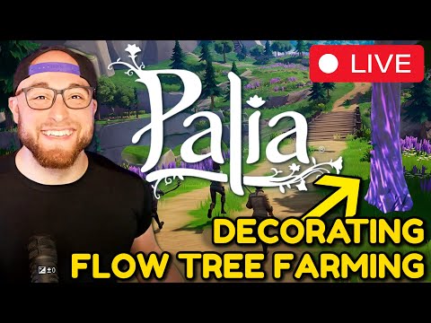 LIVE Palia Flow Wood Farming and Decorating!