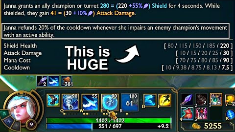 New Janna Changes on PBE - finally!