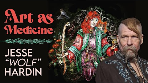 Creating ART as medicine | Jesse Wolf Hardin