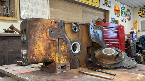 The Rarest Caterpillar Starting Engine Block & We're