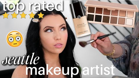 a TOP RATED SEATTLE makeup artist did my makeup...from
